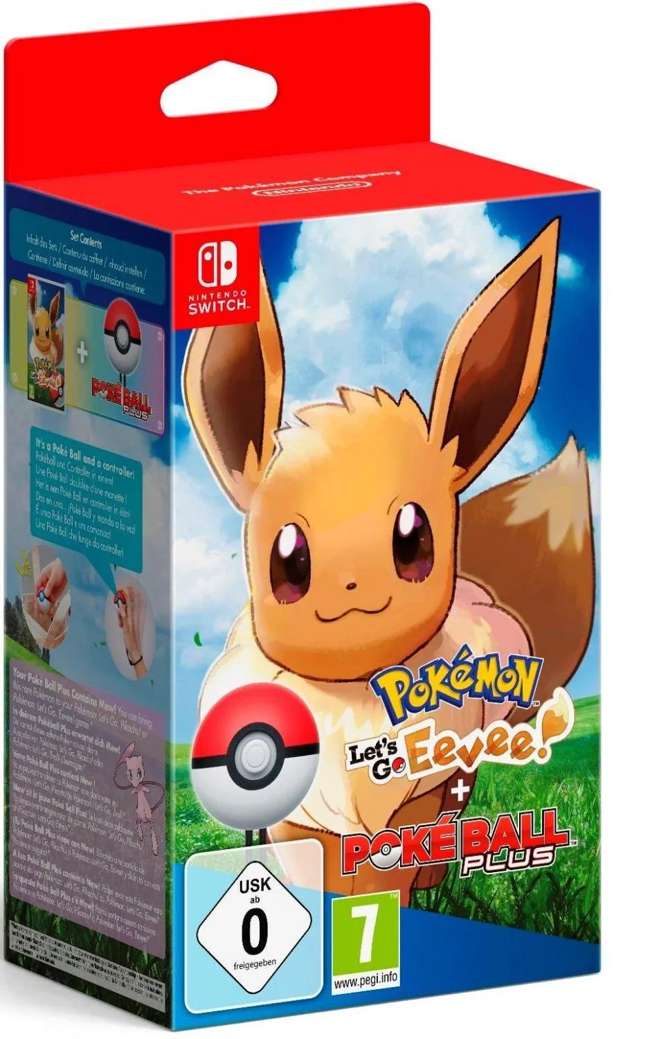 Pokemon Let s Go Eevee Poke Ball Plus Pack Switch