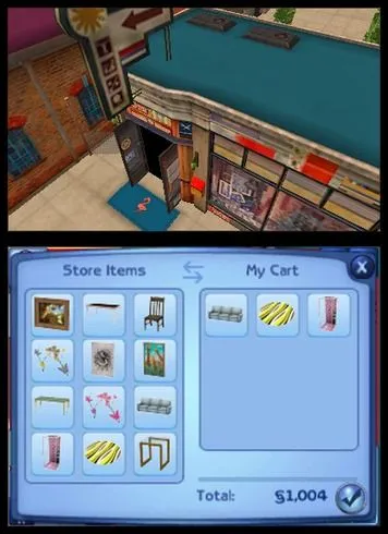 Sims 3 ds store